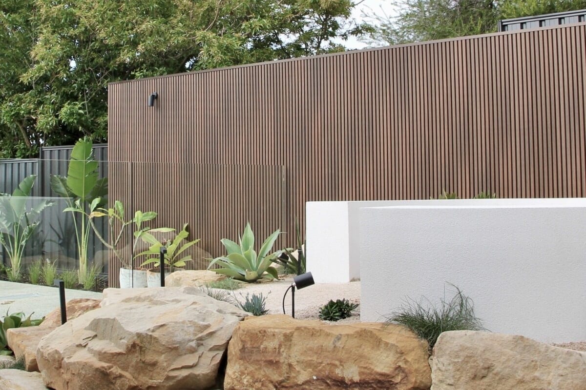 Castellation cladding, UH61, Aged Wood - NewTechWood